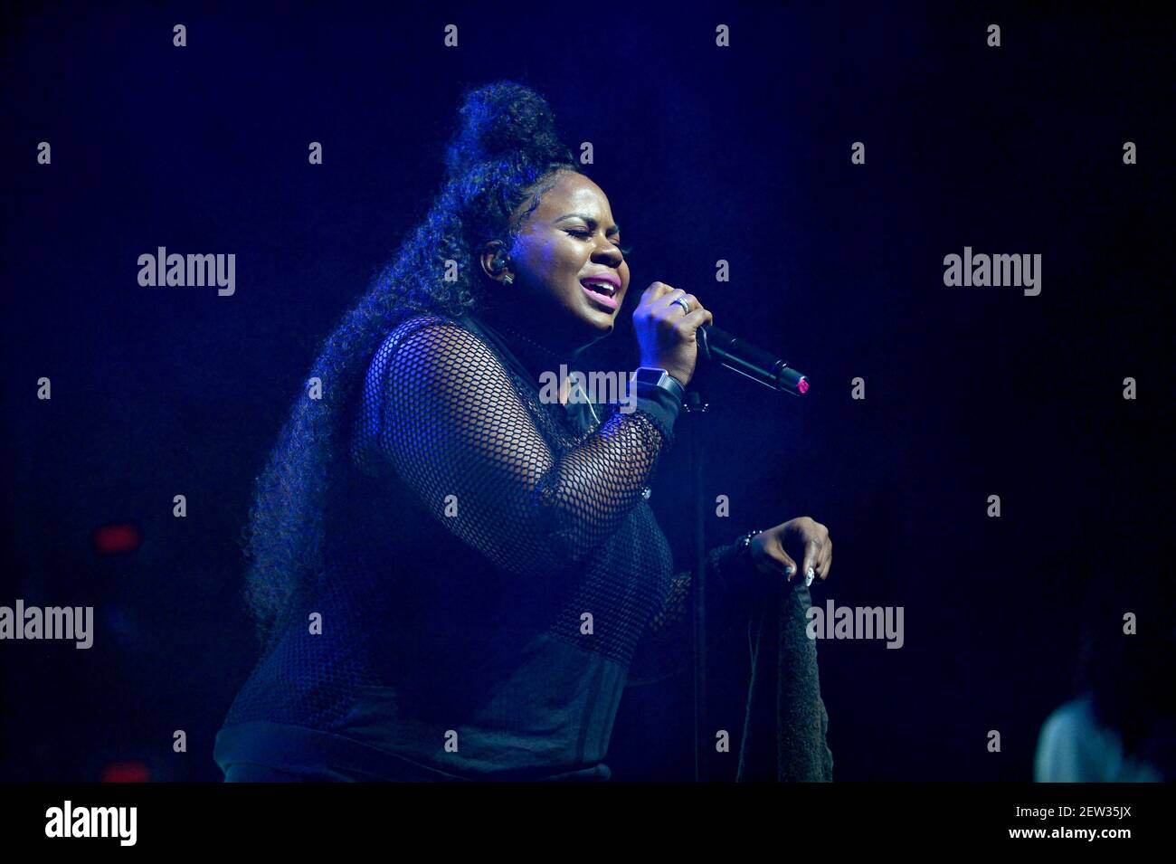 MIAMI, FL - SEPTEMBER 01: Tia Mann performs during 'Mann's World ...