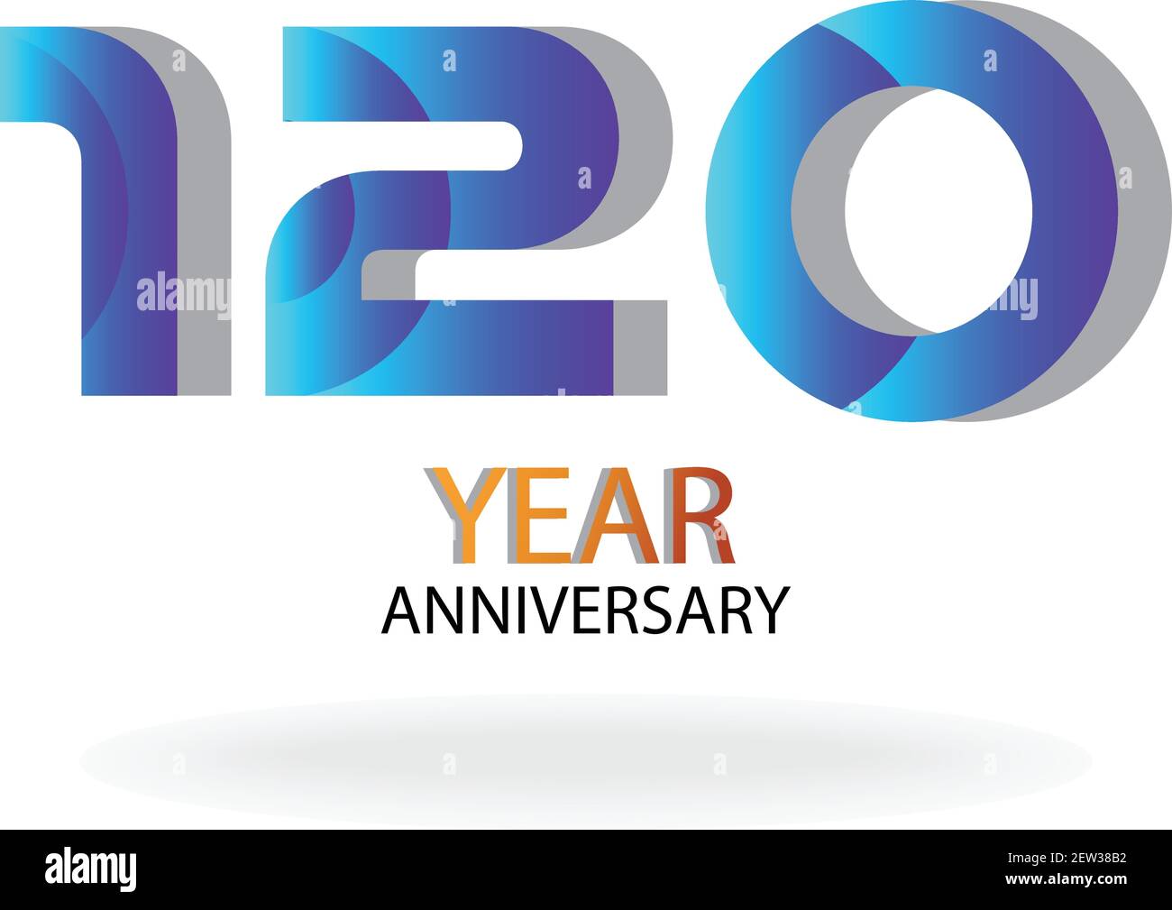 120 years Stock Vector Images - Alamy