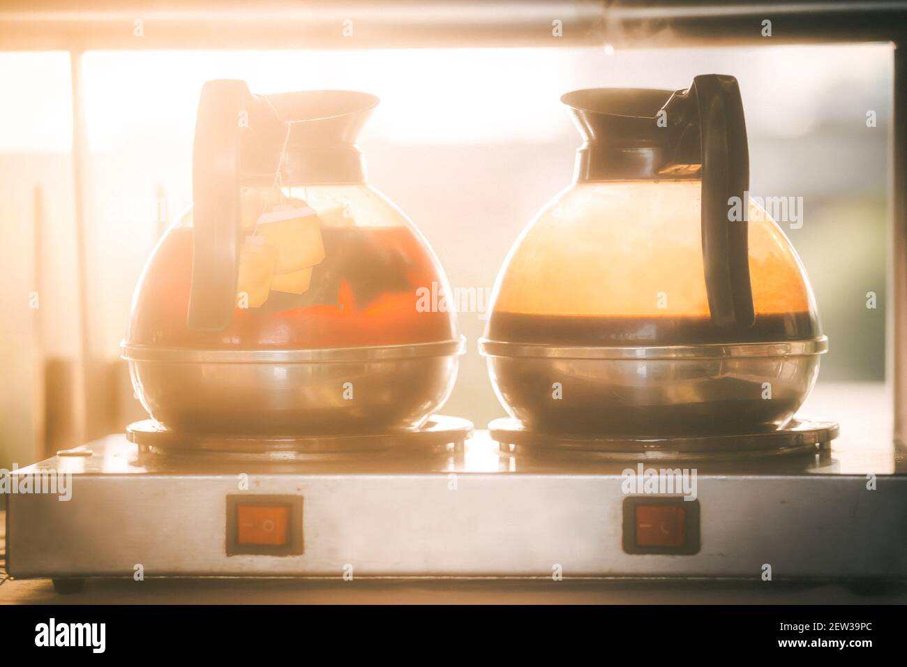 Tea making cafe machine hi-res stock photography and images - Alamy