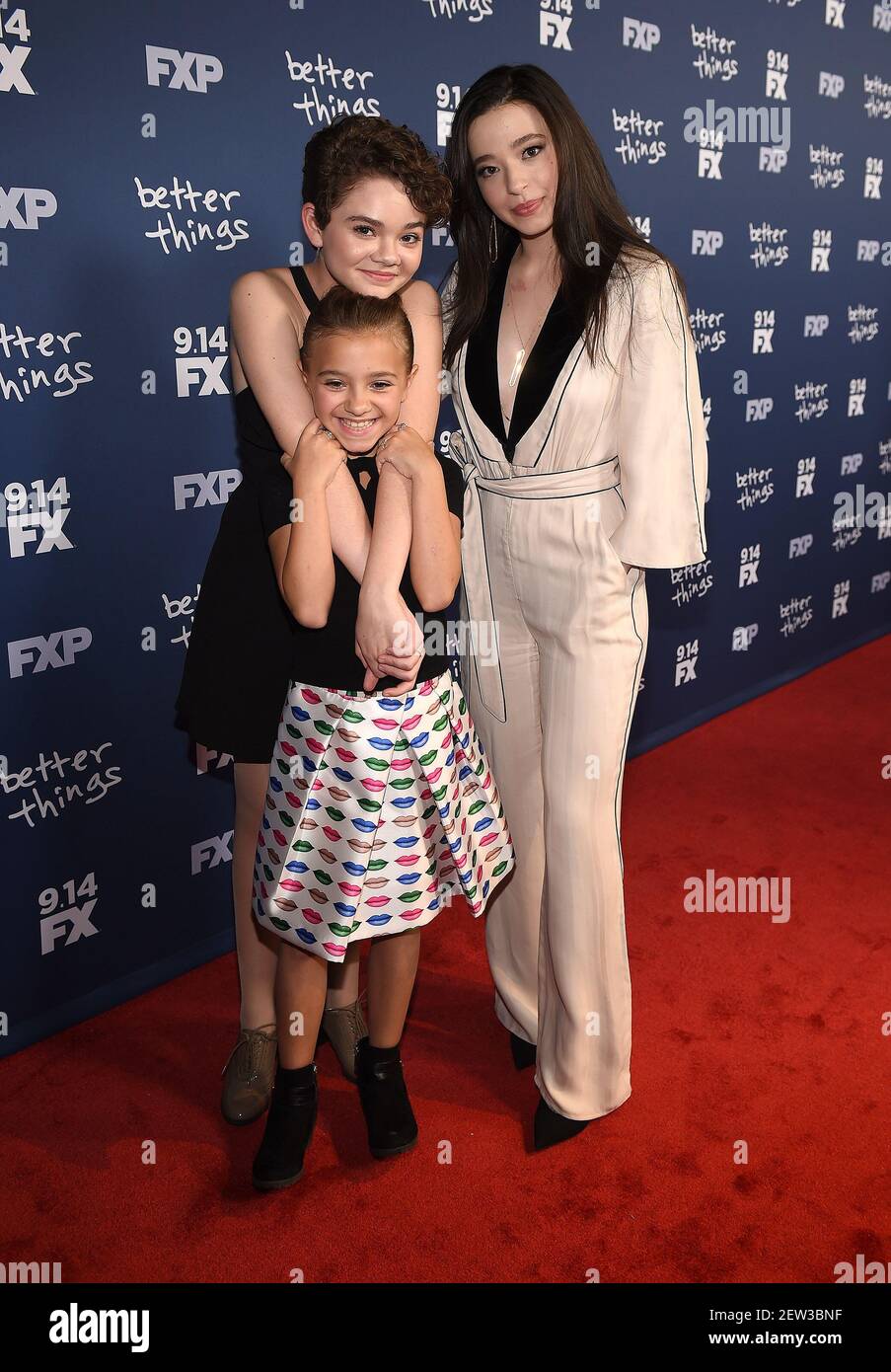 WESY HOLLYWOOD - SEPTEMBER 6: (L - R) Actors Olivia Edward, Hannah ...