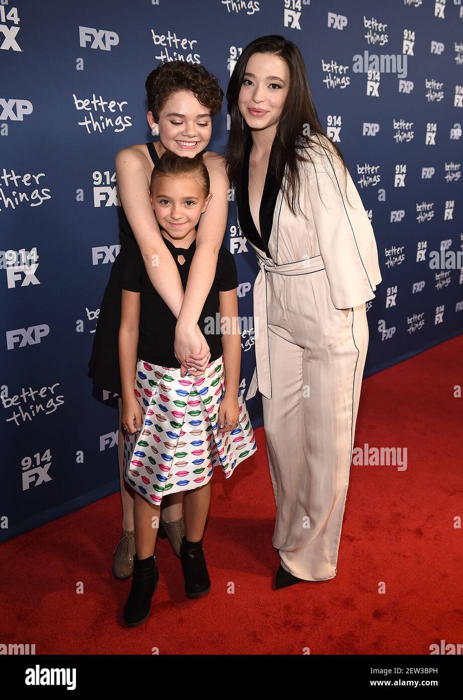 WESY HOLLYWOOD - SEPTEMBER 6: (L - R) Actors Olivia Edward, Hannah ...