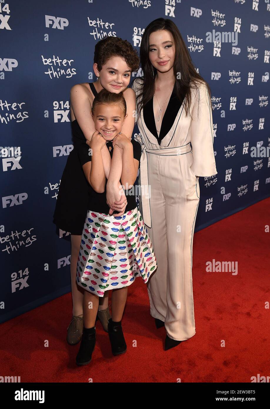 WESY HOLLYWOOD - SEPTEMBER 6: (L - R) Actors Olivia Edward, Hannah ...