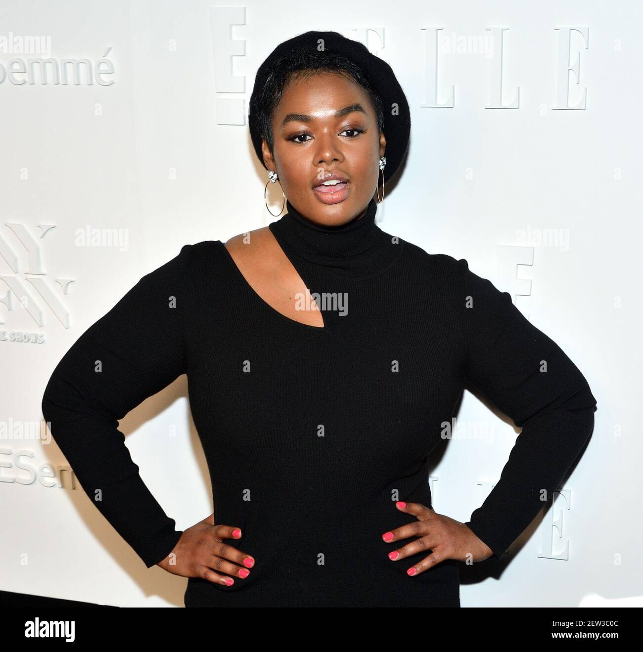 Model Precious Lee attends the E!, ELLE and IMG Celebration of Personal ...