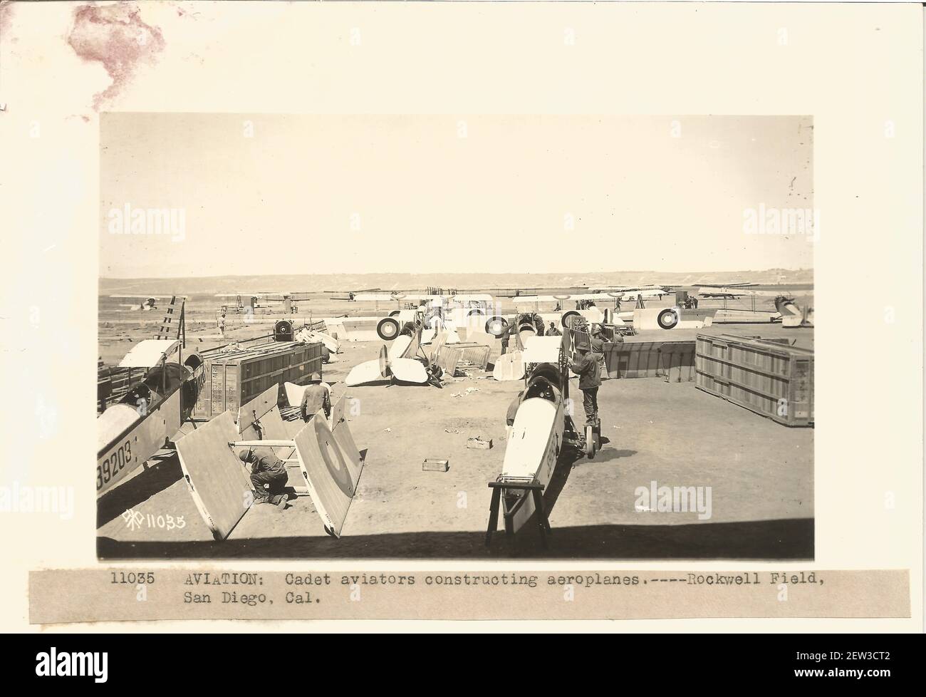 WWI WW1 Rockwell Field San Diego California CA Cadet aviators ...