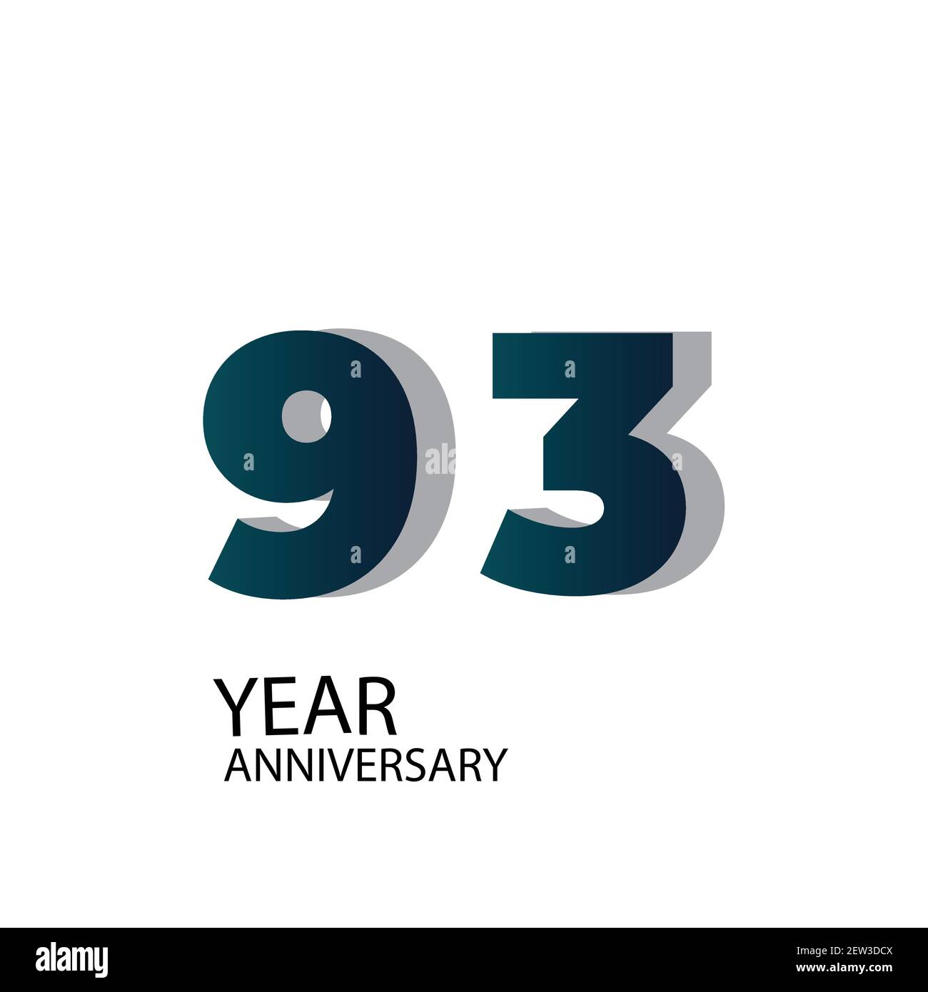 93 year anniversary Stock Vector Images - Alamy