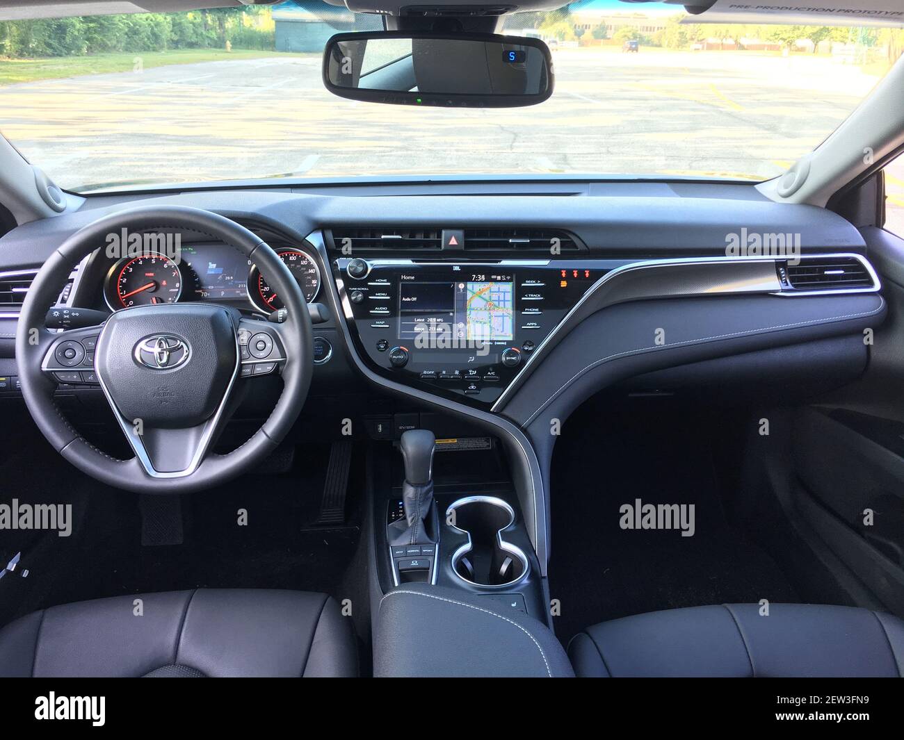 2018 Toyota Camry XSE features 19-inch black wheels standard, larger ...