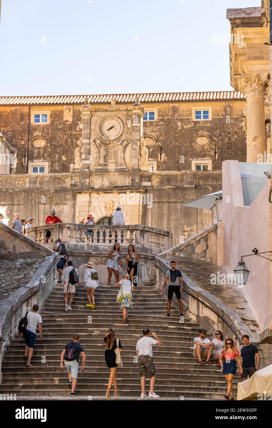 Dubrovnik the jesuit stairs hi-res stock photography and images - Alamy