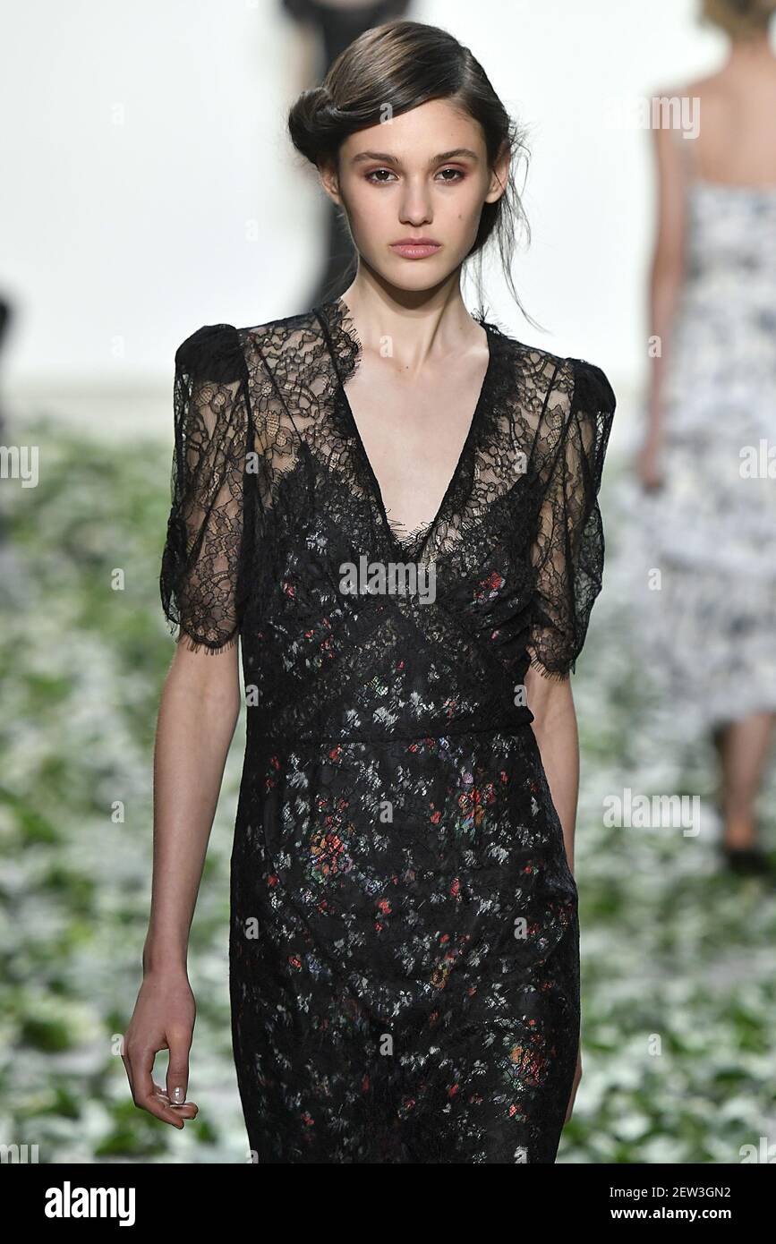 Model Aleyna Fitzgerald on the runway during the Brock Collection ...