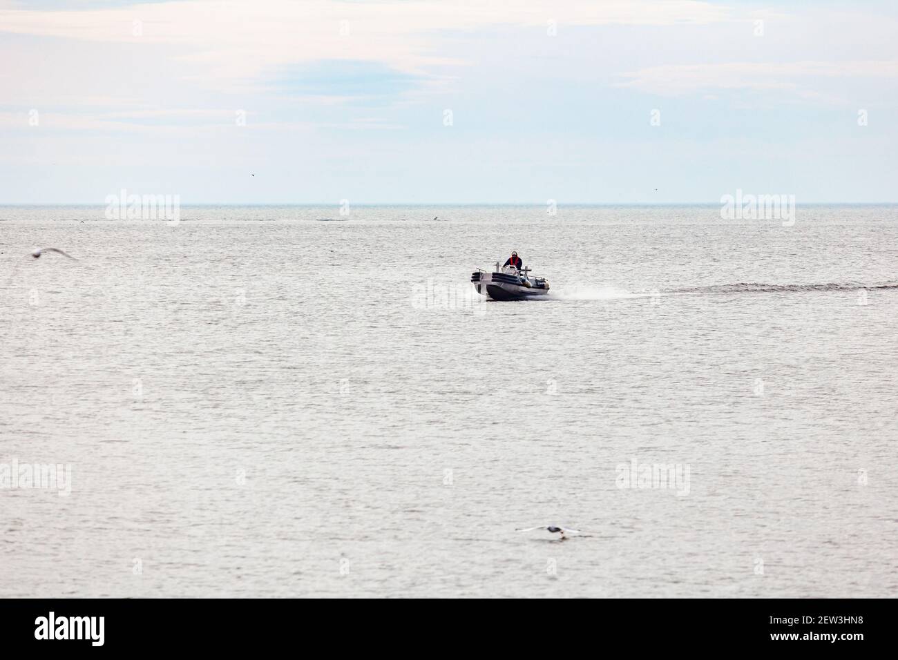 Boat of the Georgian Coast Guard, Black Sea. Poti Stock Photo - Alamy