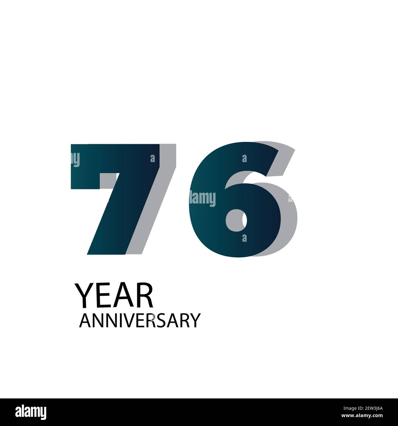 76 birthday logo hi-res stock photography and images - Alamy