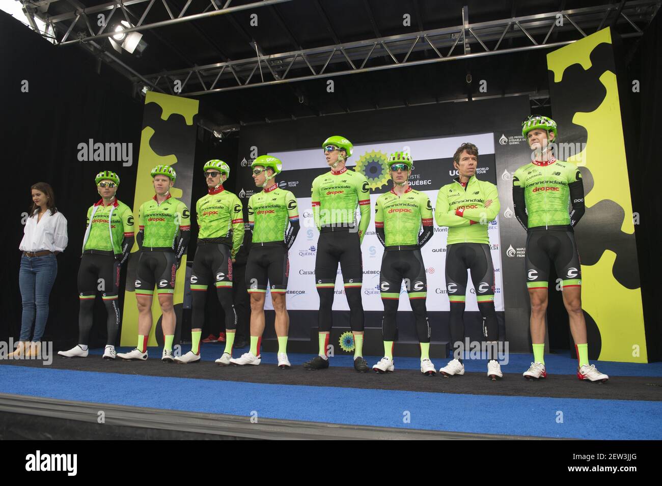 Cannondale cycling, Team introductions, Quebec Grand Prix, Quebec City ...