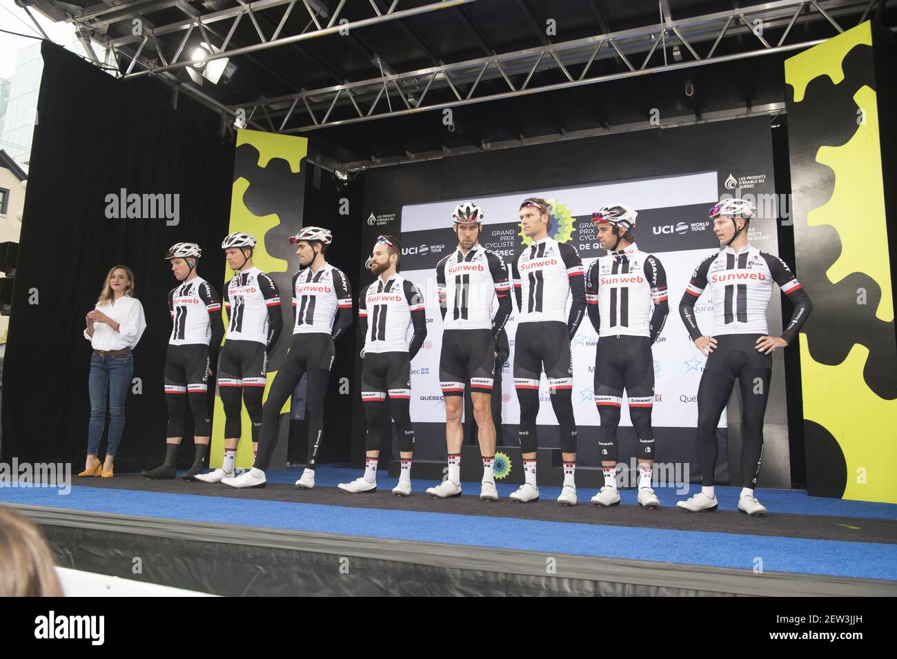 Sunweb Cycling, Team introductions, Quebec Grand Prix, Quebec City ...