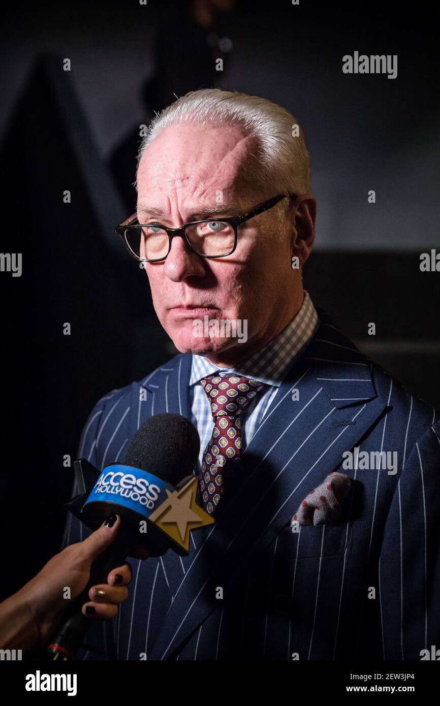 Tim Gunn after the Project Runway fashion show during New York Fashion ...