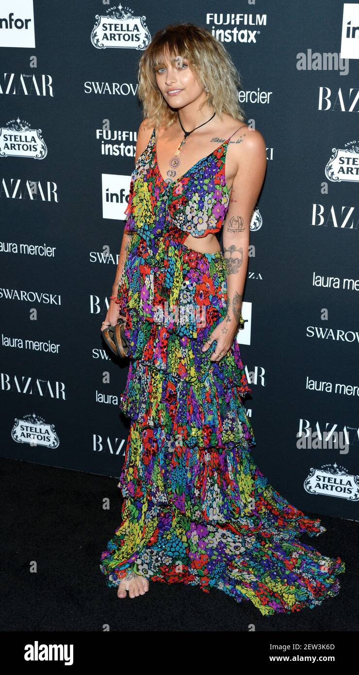 Model/actress Paris Jackson attends the Harper's Bazaar Icons by Carine ...