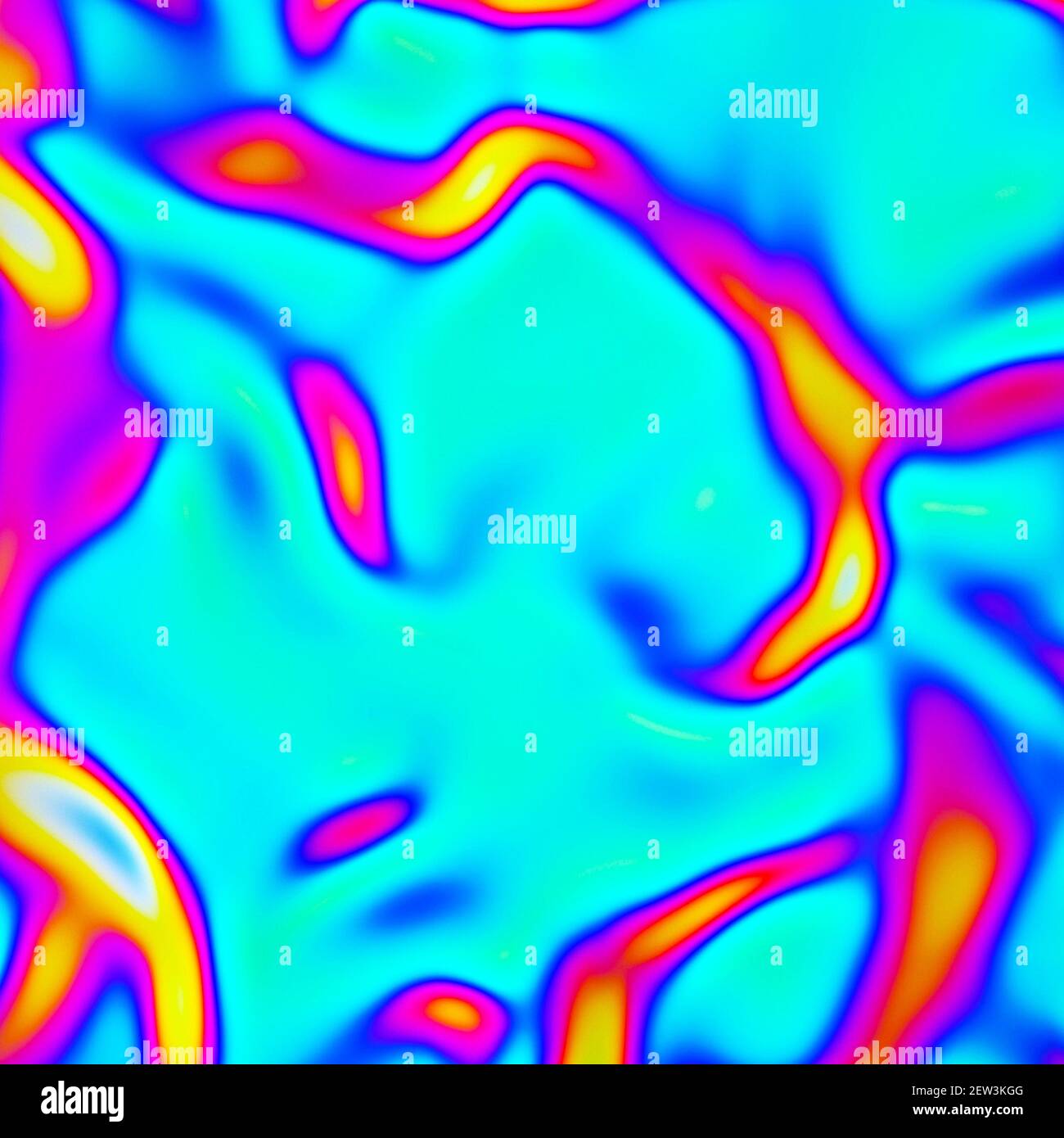 Bright Specular Colored Waves of Abstract Gradient Metallic Shapes ...