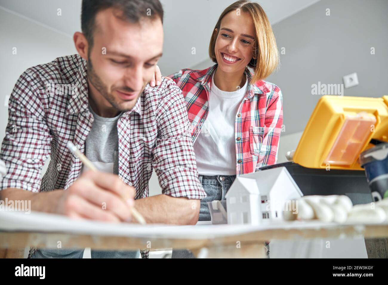 Draftsman engineer hi-res stock photography and images - Alamy