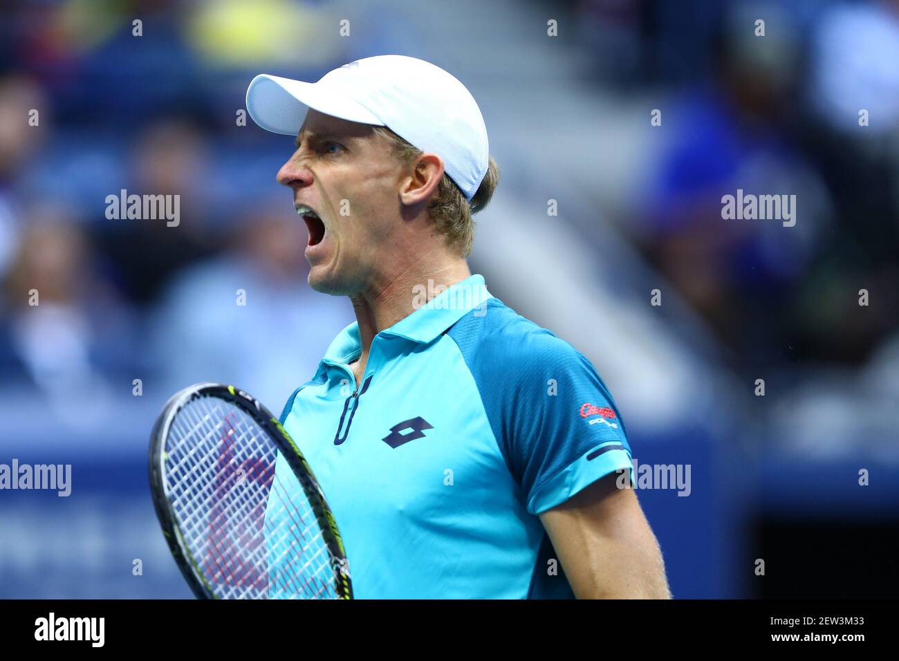 Kevin Anderson (RSA) during Day 12 of the 2017 US Open at the Billie ...