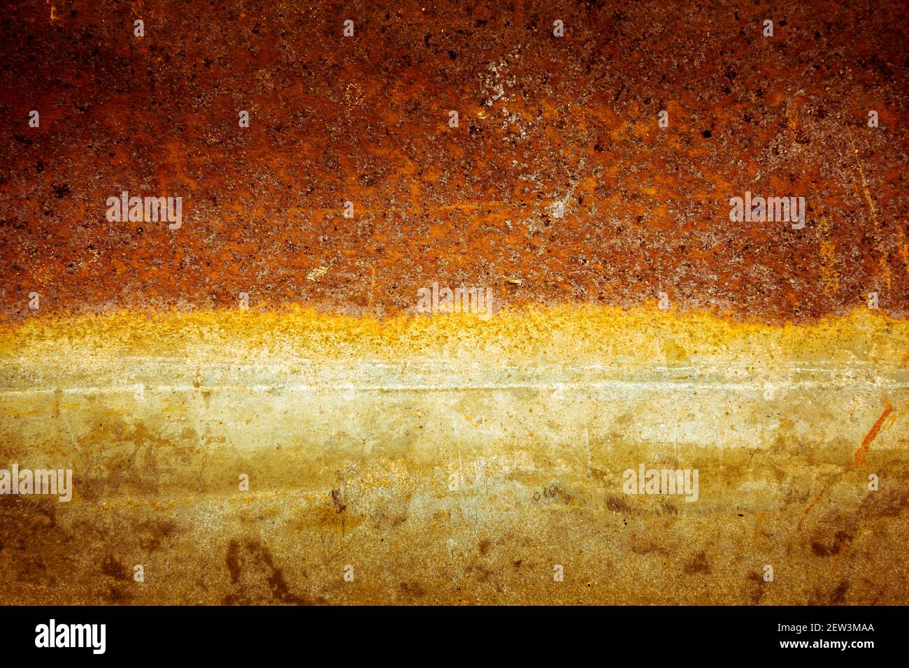 The old rusty surface and background caused by the dirt of the metal ...