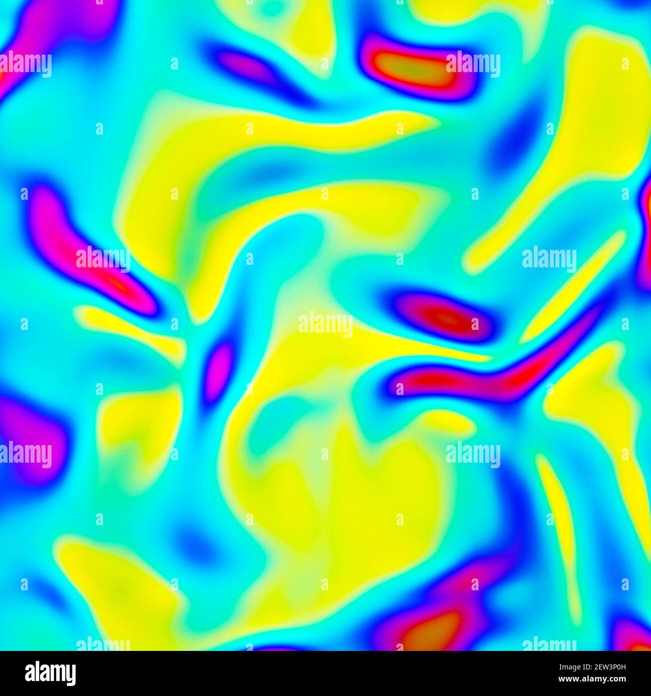 Bright Specular Colored Waves of Abstract Gradient Metallic Shapes ...