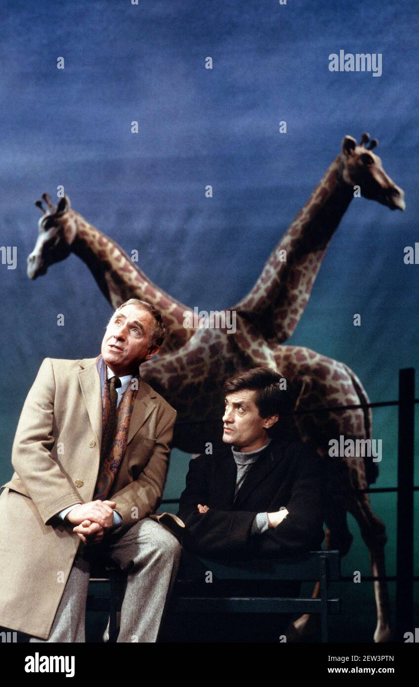 Nigel Hawthorne (Blair), Roger Rees (Kerner) in HAPGOOD by Tom Stoppard ...