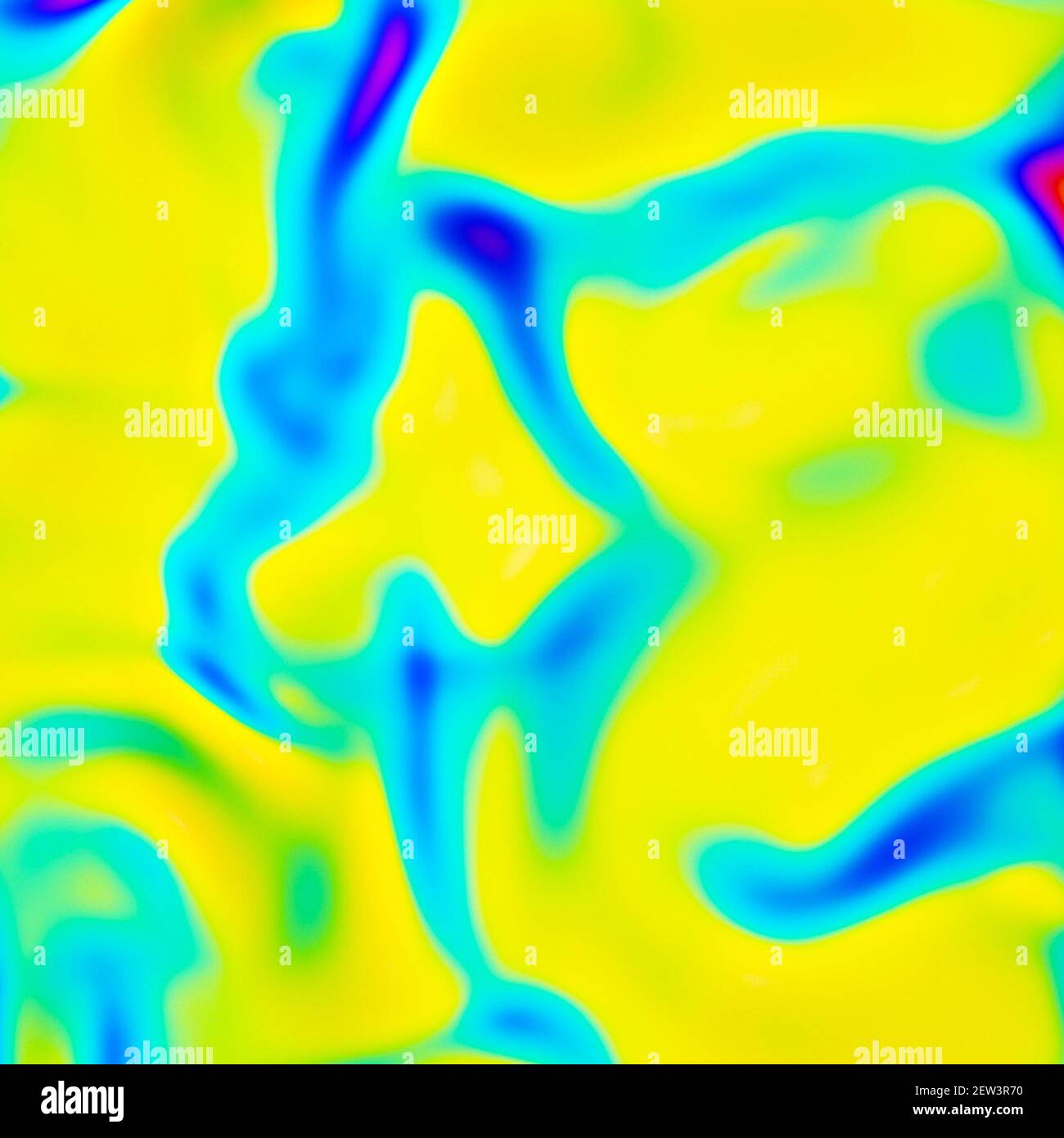 Bright Specular Colored Waves of Abstract Gradient Metallic Shapes ...