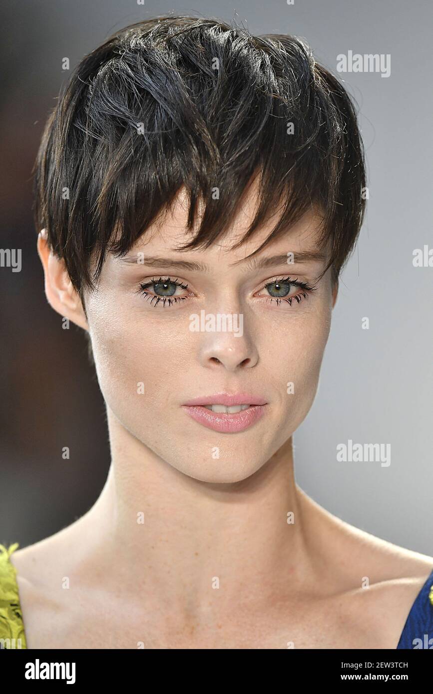 Coco Rocha walks on the runway during the Christian Siriano Fashion ...