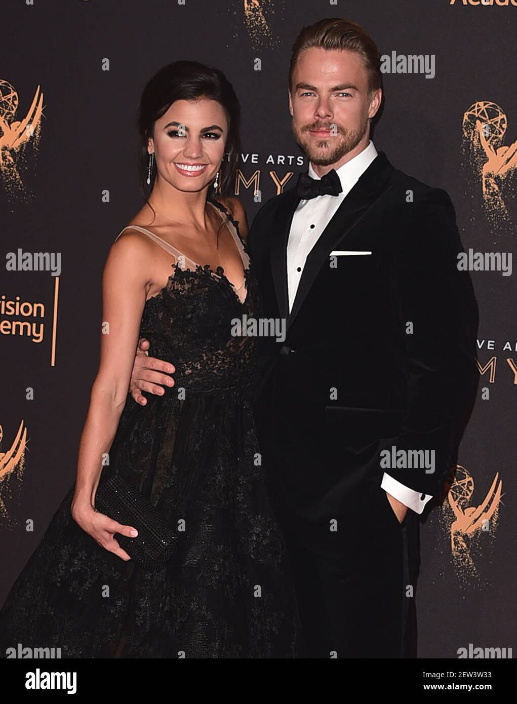 LOS ANGELES - SEPTEMBER 9: Hayley Erbert and Derek Hough at the 2017 ...