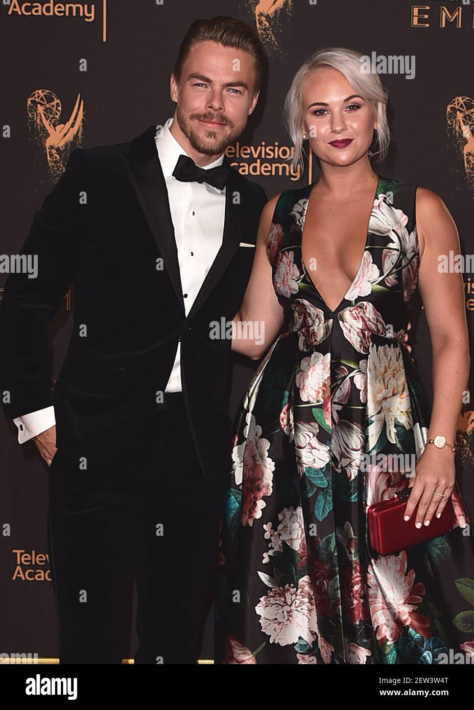 LOS ANGELES - SEPTEMBER 9: Derek Hough and Kelsey McCowan the 2017 ...