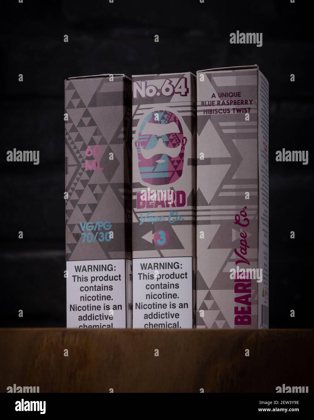 Ufa, Russia, Vape Shop, 3 July, 2019: E-liquid e-juice High vape for ...