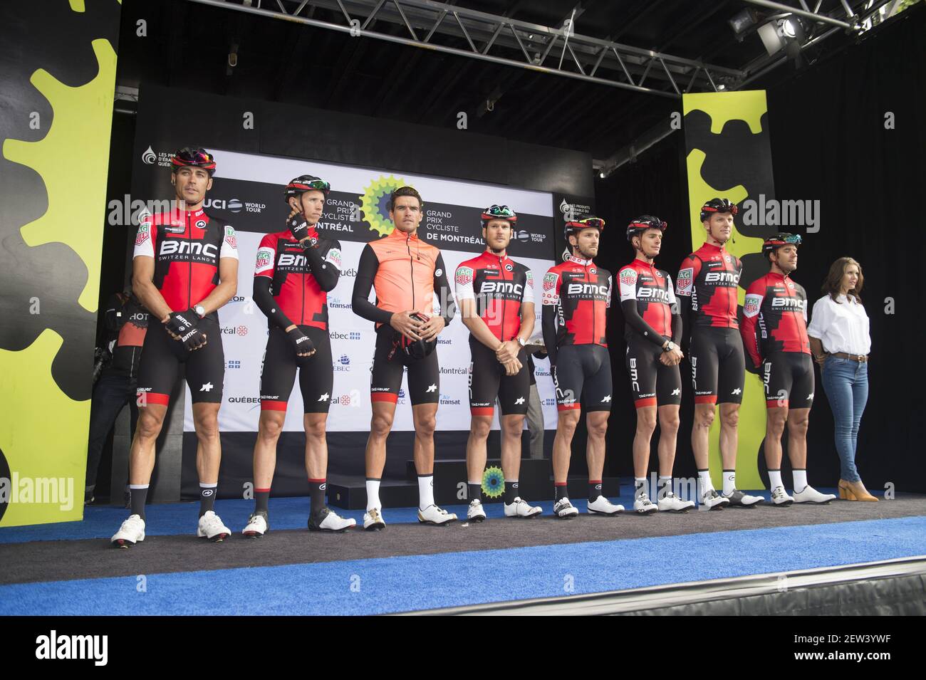 BMC Pro Cycling, Team Introductions, Montreal, (Photo by Casey B ...