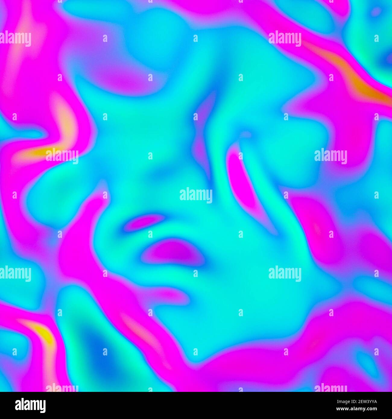 Bright Specular Colored Waves of Abstract Gradient Metallic Shapes ...