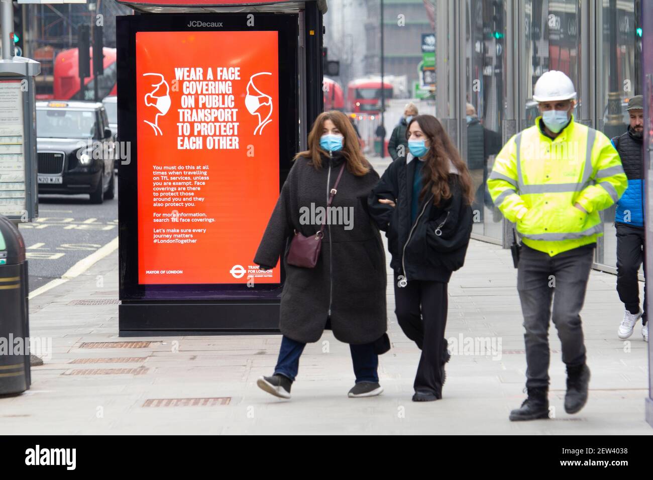 Oxford Street London, during Coronavirus Covid-19 Pandemic lockdown ...