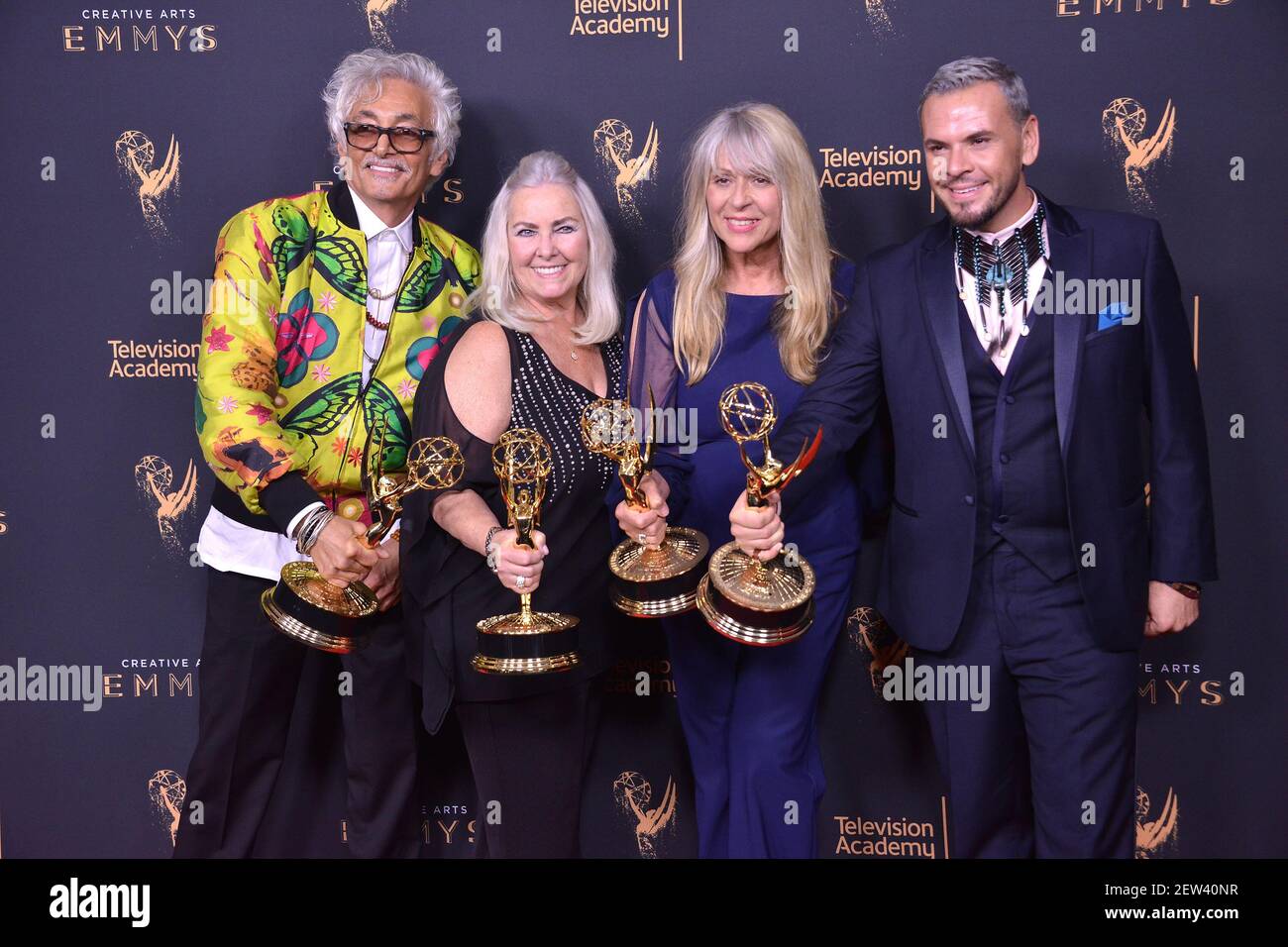 (L-R) Bruce Samia, Donna Anderson, Joy Zapata, and Pavy Olivarez pose ...