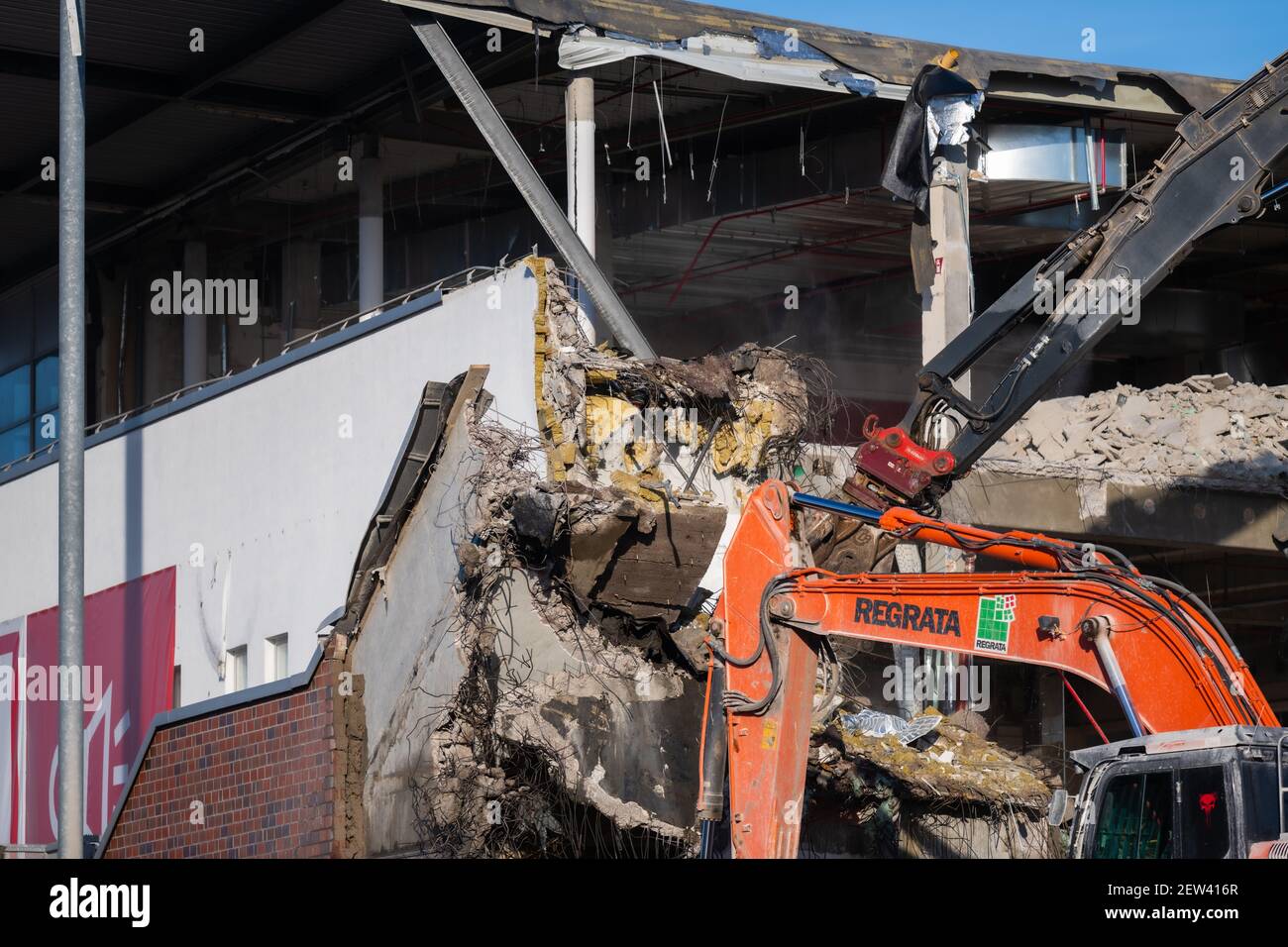 Bremen, Germany, February 24th, 2021: The Haven Höövt in Vegesack on ...