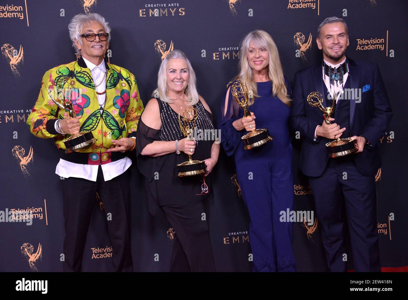 (L-R) Bruce Samia, Donna Anderson, Joy Zapata, and Pavy Olivarez pose ...