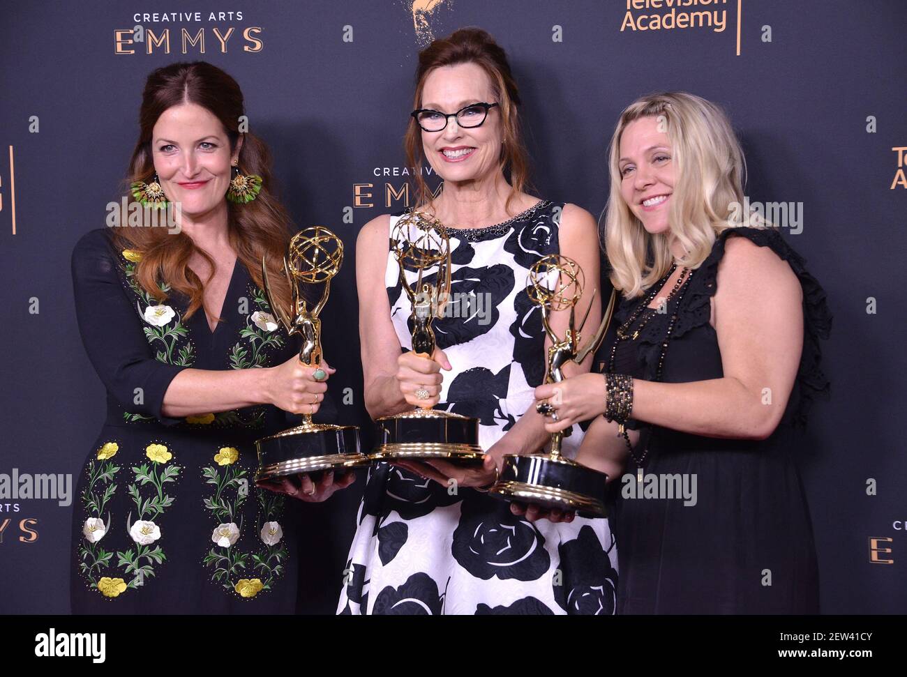 Alex Friedberg, from left, Patricia McLaughlin and Risa Garcia pose in ...