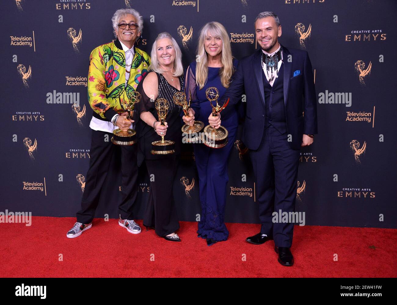 (L-R) Bruce Samia, Donna Anderson, Joy Zapata, and Pavy Olivarez pose ...