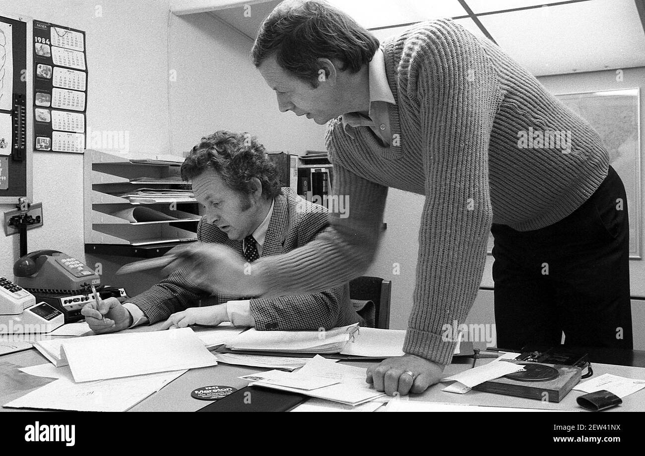 Robin Herd at the March Engineering racing car constructor in Bicester ...