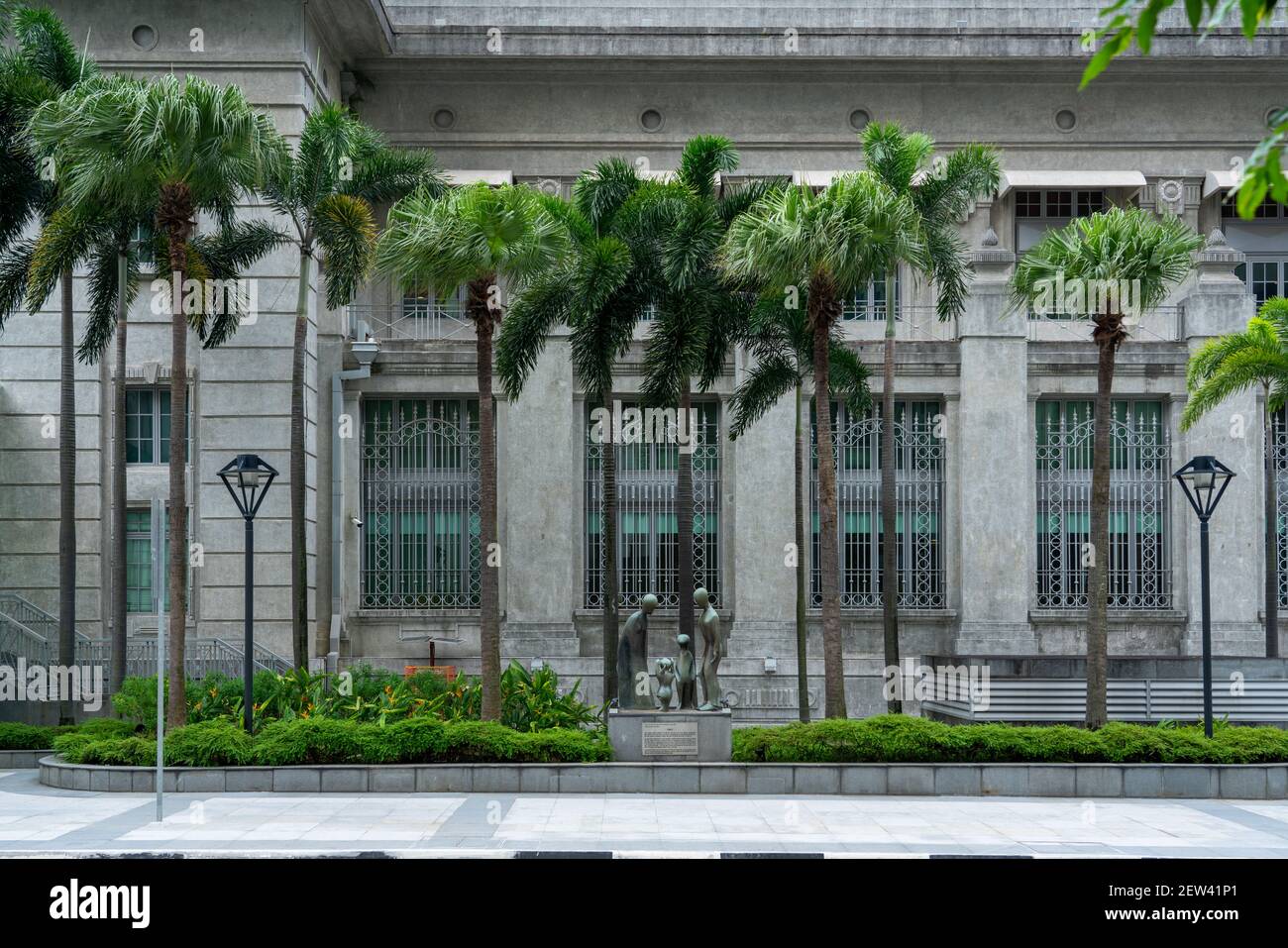 SINGAPORE, SINGAPORE - Mar 30, 2020: Facade of the Family Justice ...