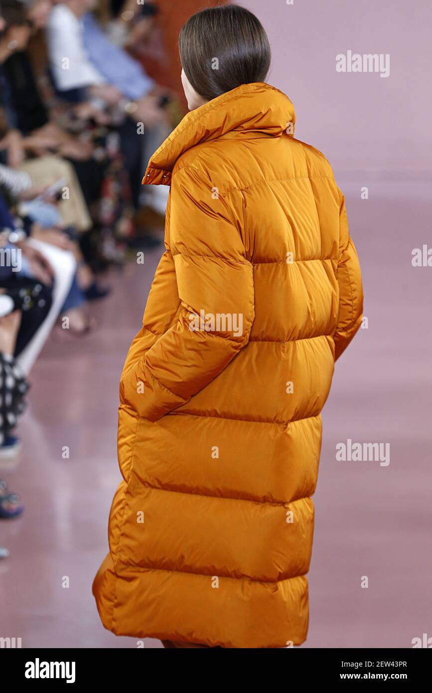 Model walks on the runway during the Mansur Gavriel Fashion show at New ...
