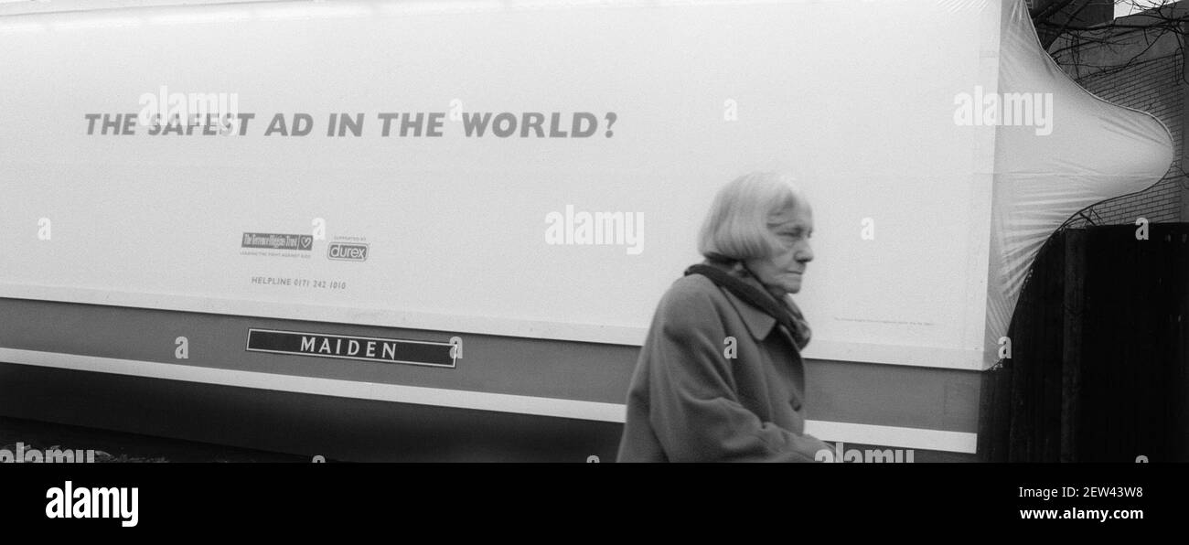 A new advert unveiled in South London to commemorate World Aids Day ...