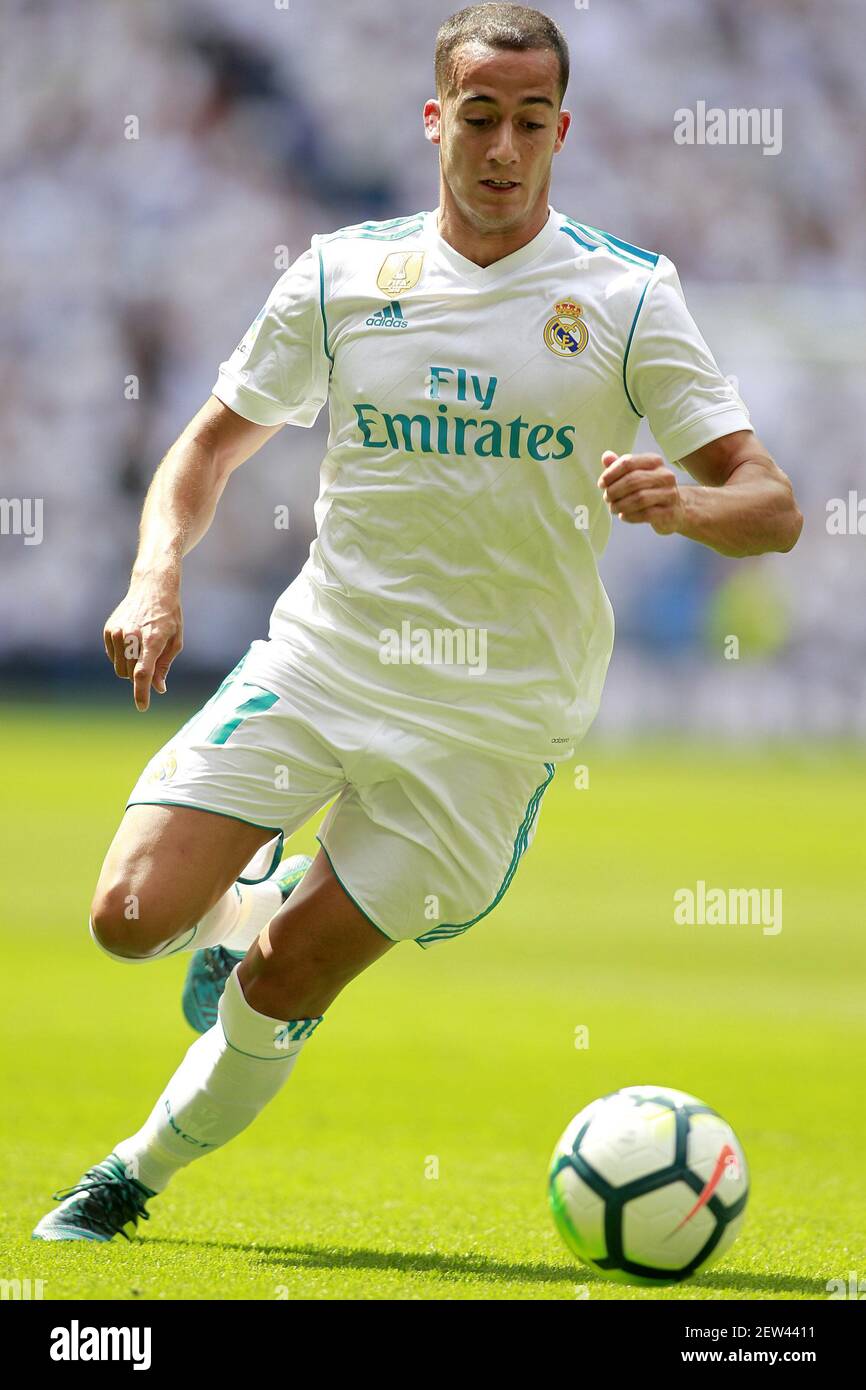 Real Madrid's Lucas Vazquez during La Liga match in Madrid, Spain on ...