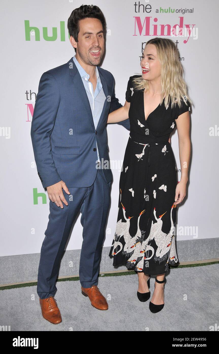 (L-R) Ed Weeks and Rebecca Rittenhouse together at "The Mindy Project ...