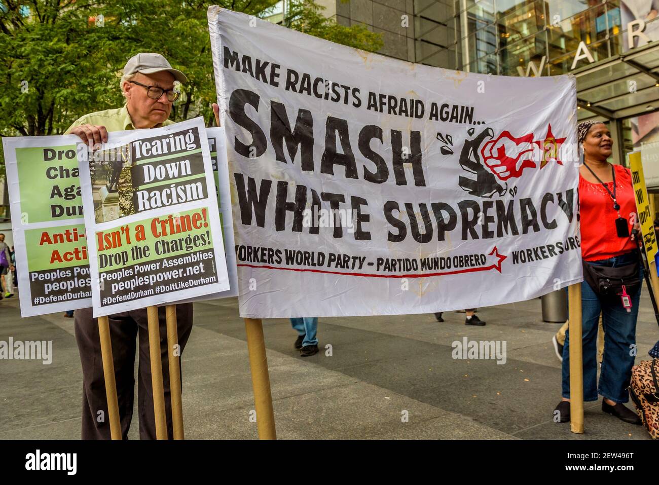 In New York,NY on September 12, 2017 the Workers World Party held a ...