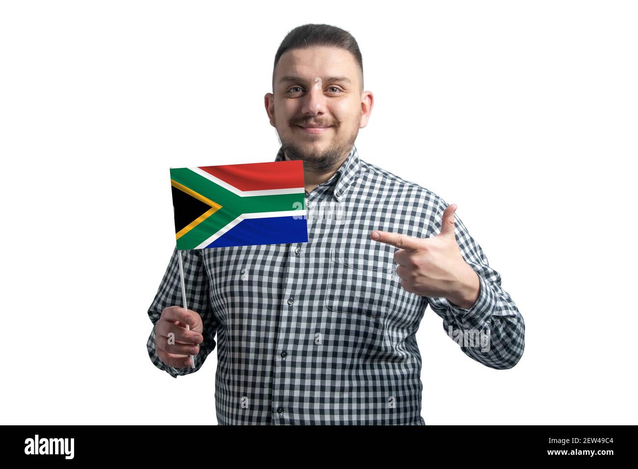 White South African Man