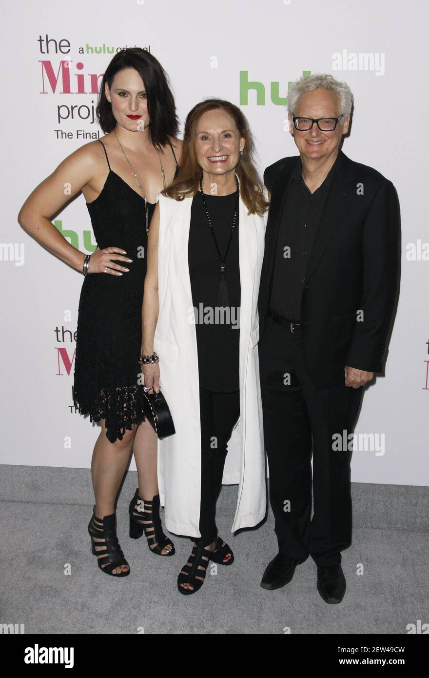 Actors Beth Grant, Mary Chieffo, and Michael Chieffo attend Hulu's 'The Mindy Project' Final ...