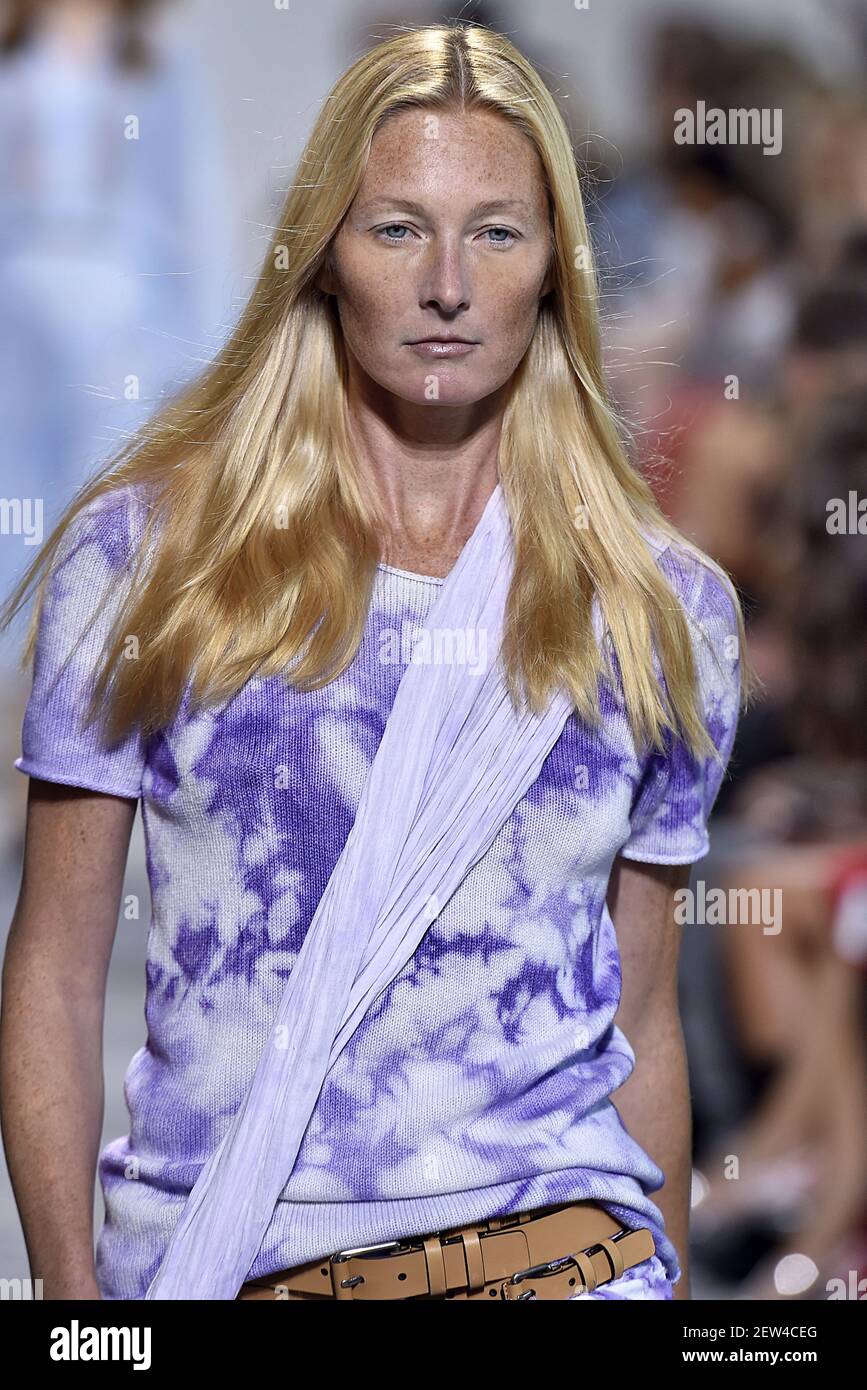 Model Maggie Rizer walks on the runway during the Michael Kors Fashion ...