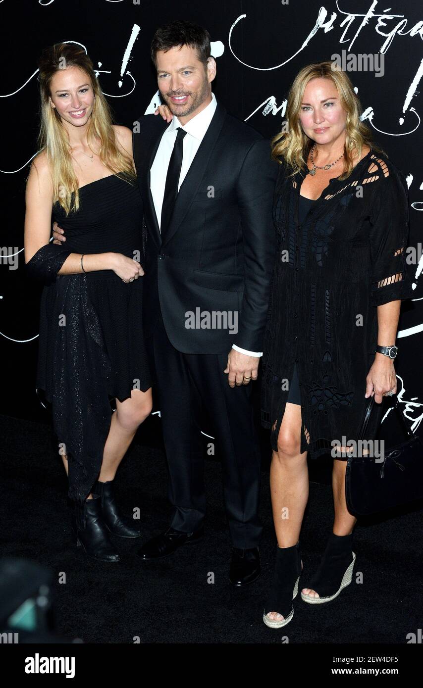L-R: Georgia Connick, Harry Connick Jr. and Jill Goodacre Connick ...