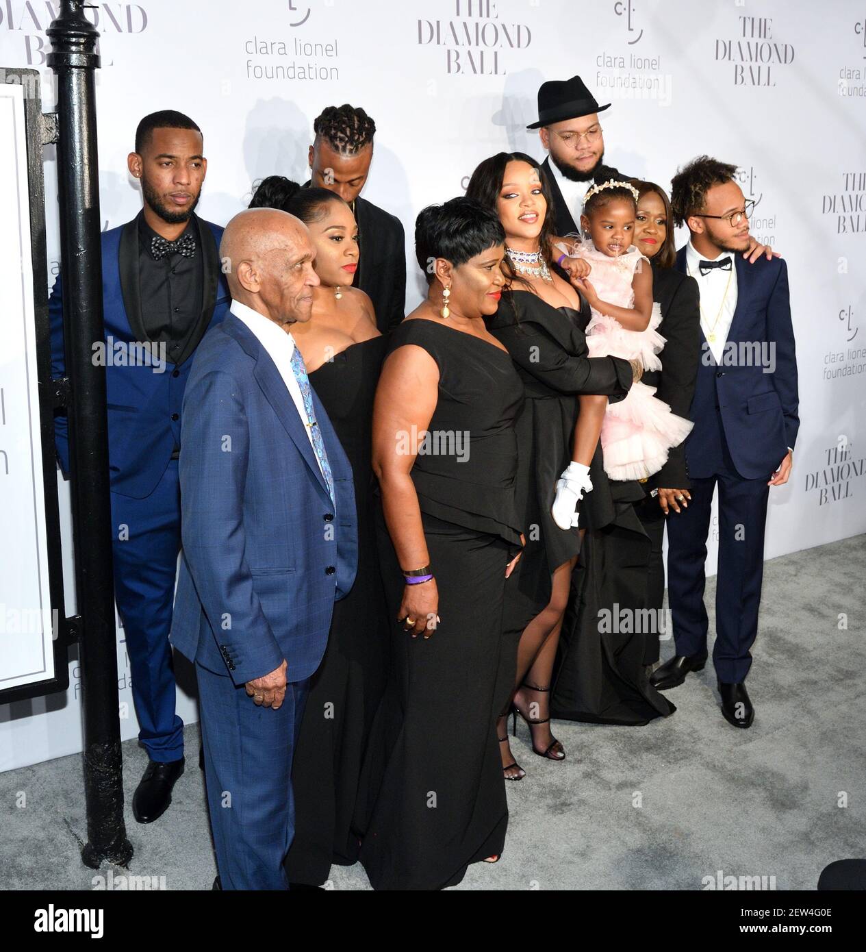 Musician Rihanna attends Rihanna's 3rd Annual Diamond Ball at Cipriani ...