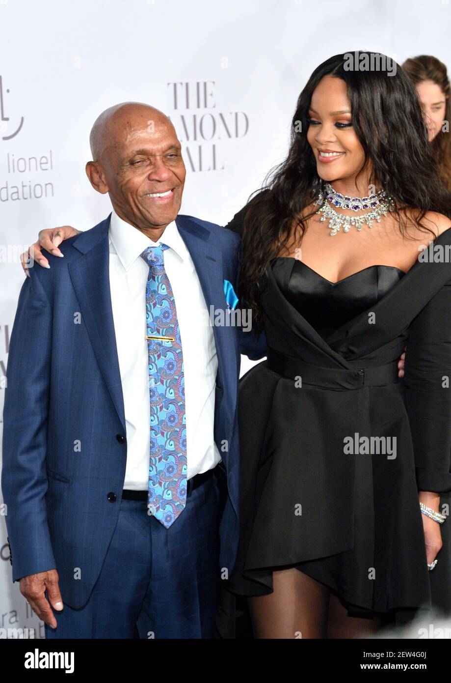 Musician Rihanna attends Rihanna's 3rd Annual Diamond Ball at Cipriani ...